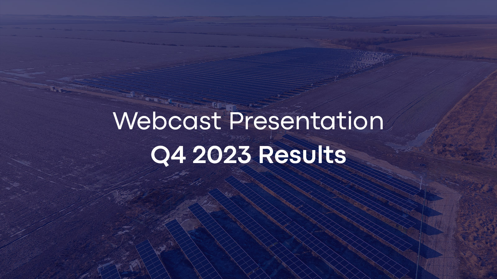 Webcast presentation Q4 2023 | Photon Energy
